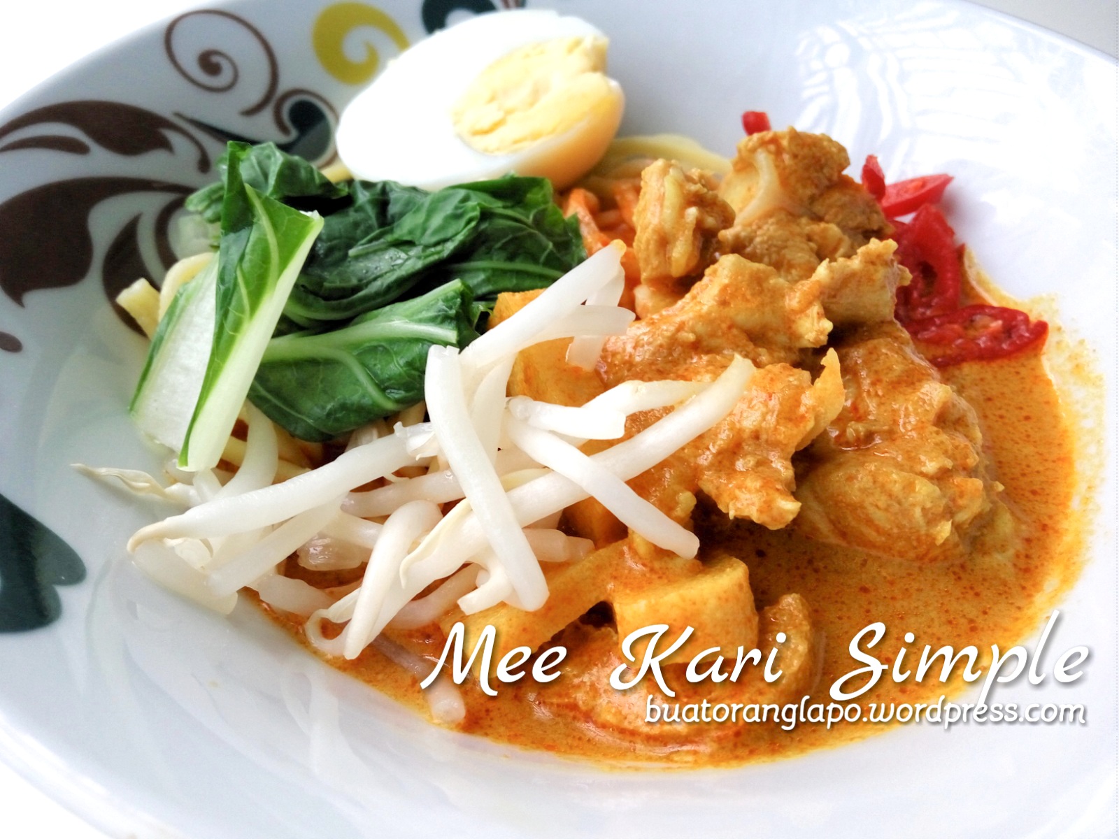 Mee Kari Simple Yang Sedap dan Mudah - Buat Orang Lapo