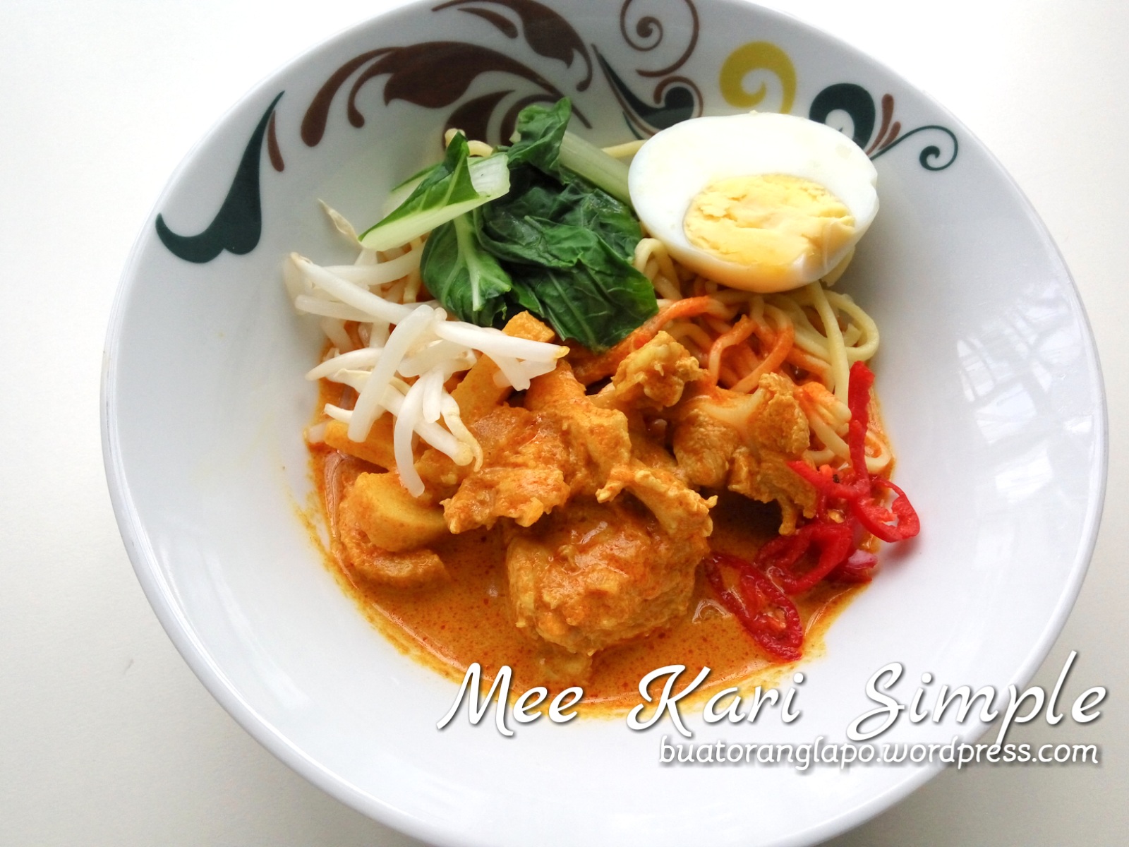 Mee Kari Simple Yang Sedap dan Mudah - Buat Orang Lapo
